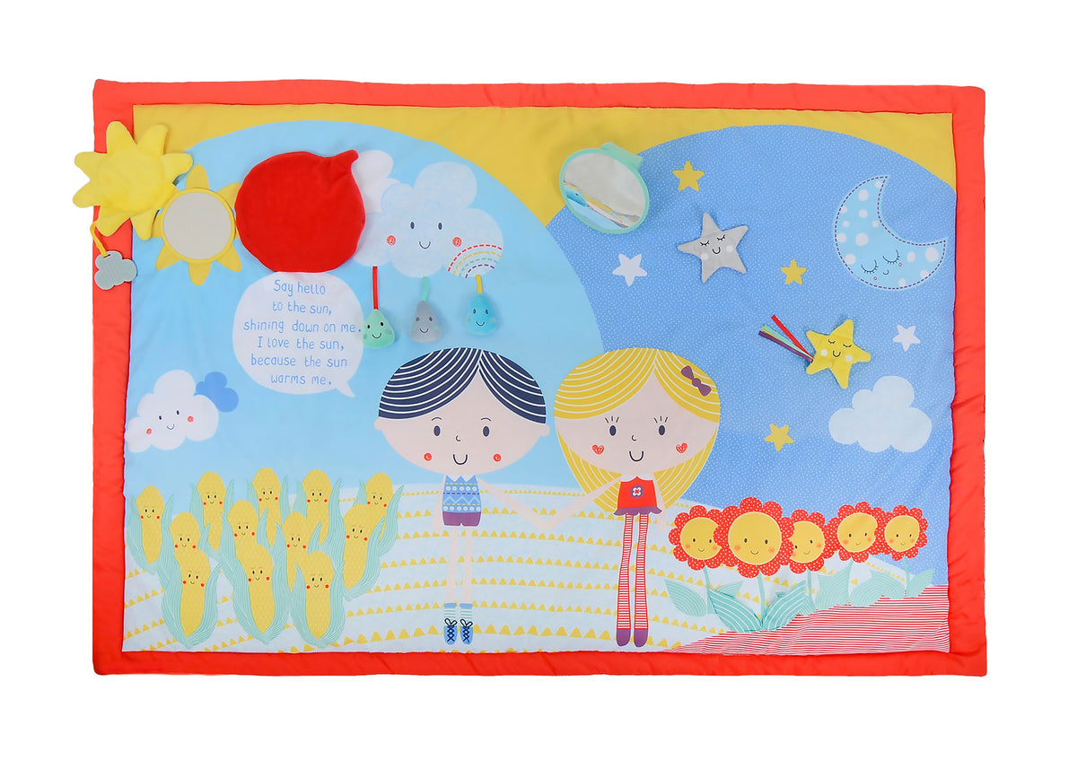 East Coast Nursery 'Say Hello' Double Sided Playmat – Hello Baby